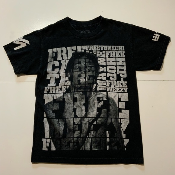 Shirts | Band 9 Lil Wayne Free Weezy Tunechi Young Money Hip Hop Black ...